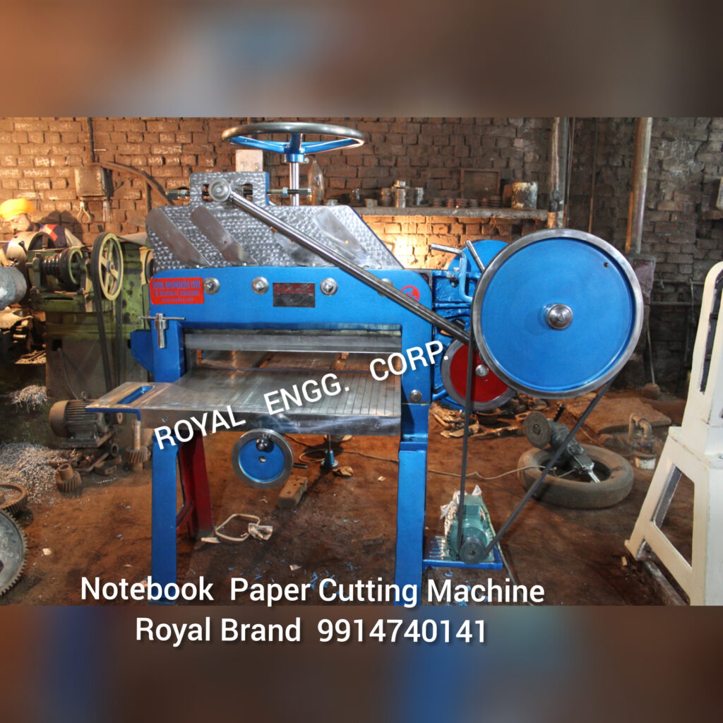 Notebook Making Machinery Model No. 1 - Royal Engineering Corp