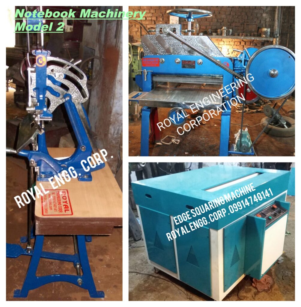 Notebook Making Machinery Model No. 2 - Royal Engineering Corp